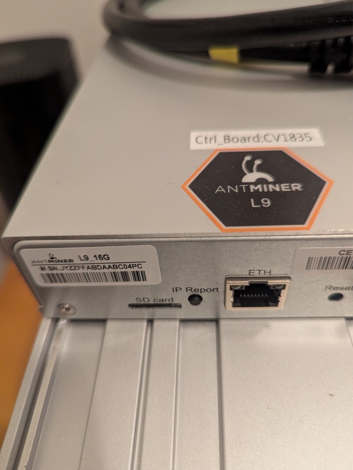 Dogecoin, Litecoin, Bitmain Antminer L9 16gh crypto currency mining ...