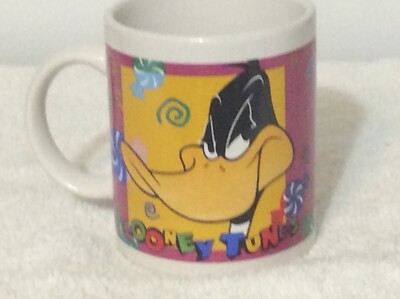 daffy duck coffee mug Cup 1996 Warner Bros | eBay