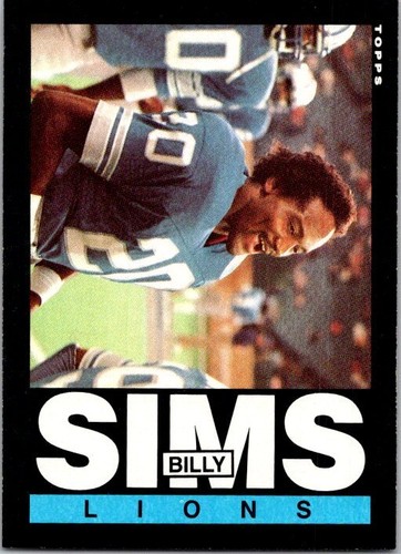 1985 Topps #63 Billy Sims football card 6u | eBay