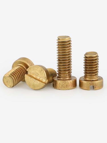 M2-M10 Brass Slotted Screw Cylindrical head Bolts Machine Screws 10/20 ...