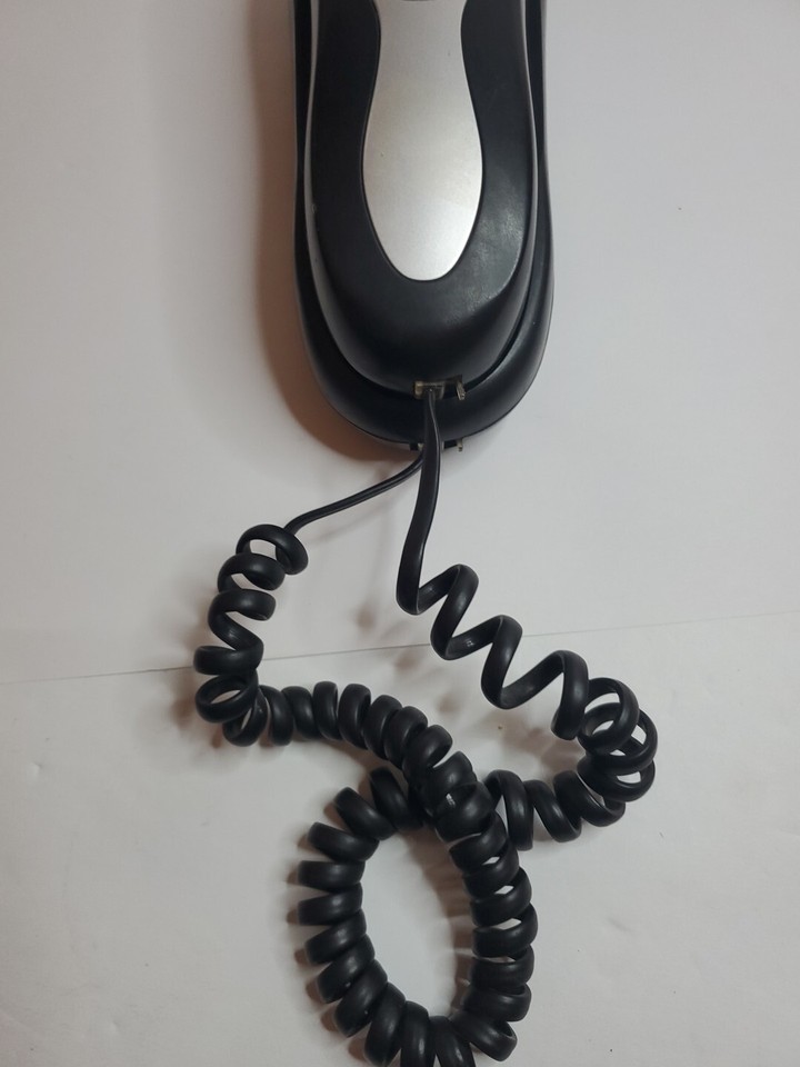 Emerson EM-2516 Single Line Corded Phone Black Gray Cord Telephone ...