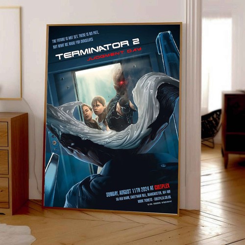Terminator 2 Judgment Day (1991) Movie Retro Poster | eBay