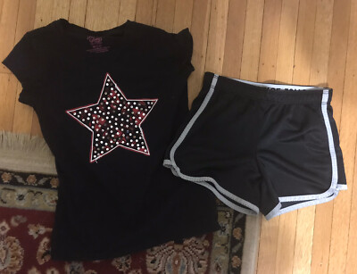 Justice Faded Glory Girls Lot Of 2 Shirt/top Shorts Size:7/8 EUC | eBay