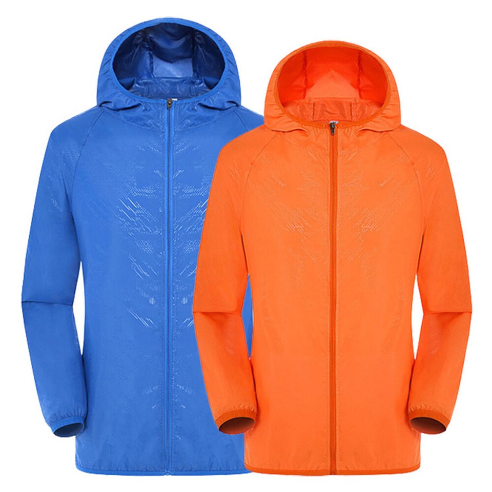 Sunscreen Clothing Hooded Coat Rain Jacket Skin Windbreaker Tops ...