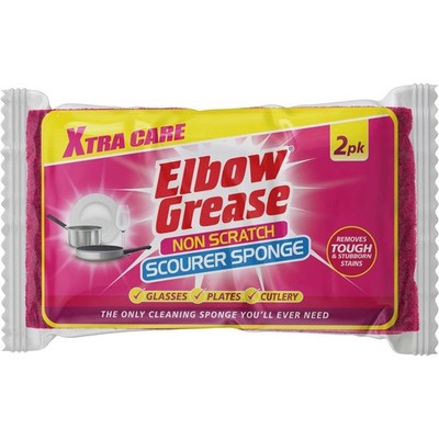 Pack of 2 Elbow Grease Non Scratch Scourer Sponge | eBay UK