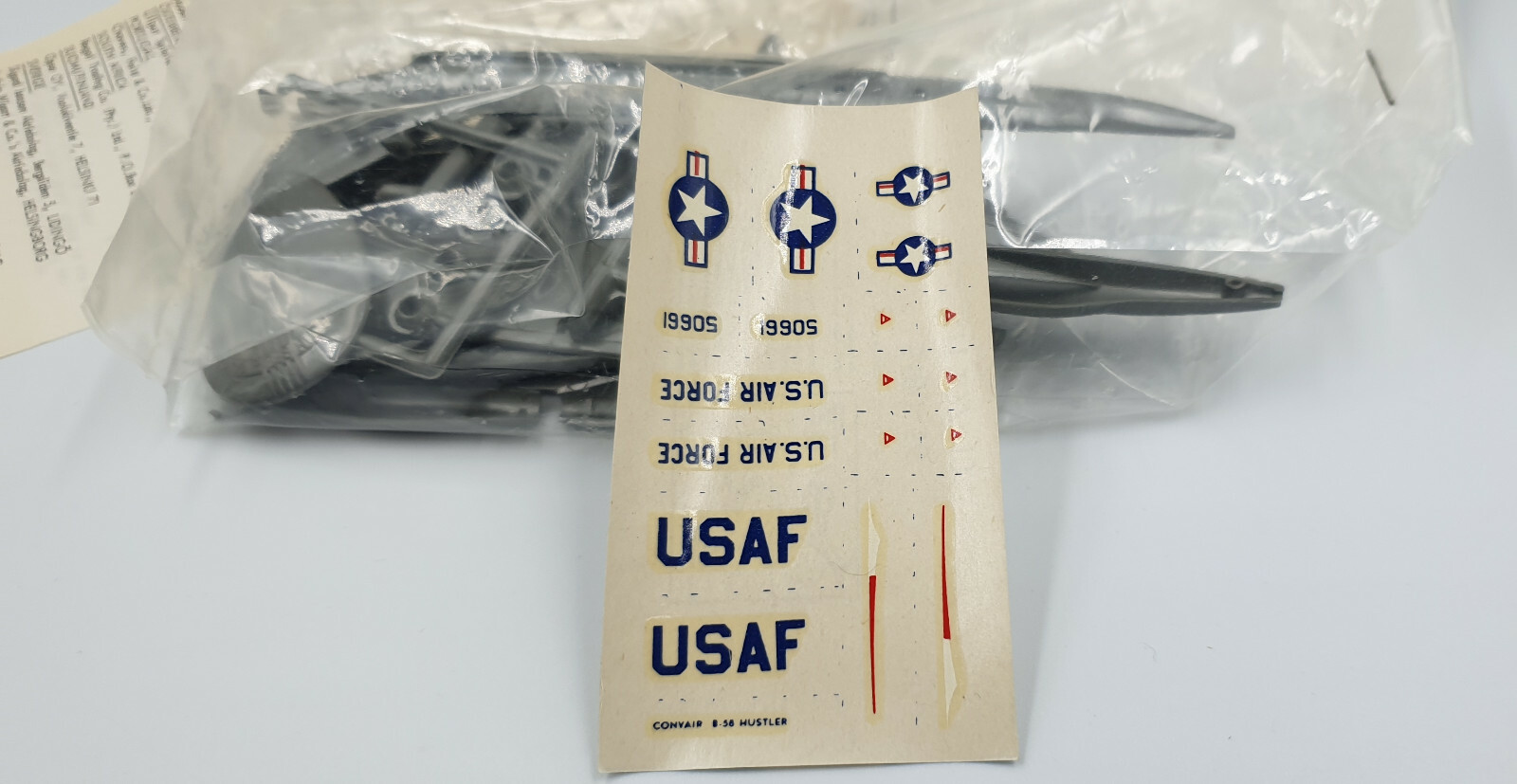 AVIATION : CONVAIR B58 HUSTLER MODEL KIT MADE BY AURORA KIT IN 1964 NO ...