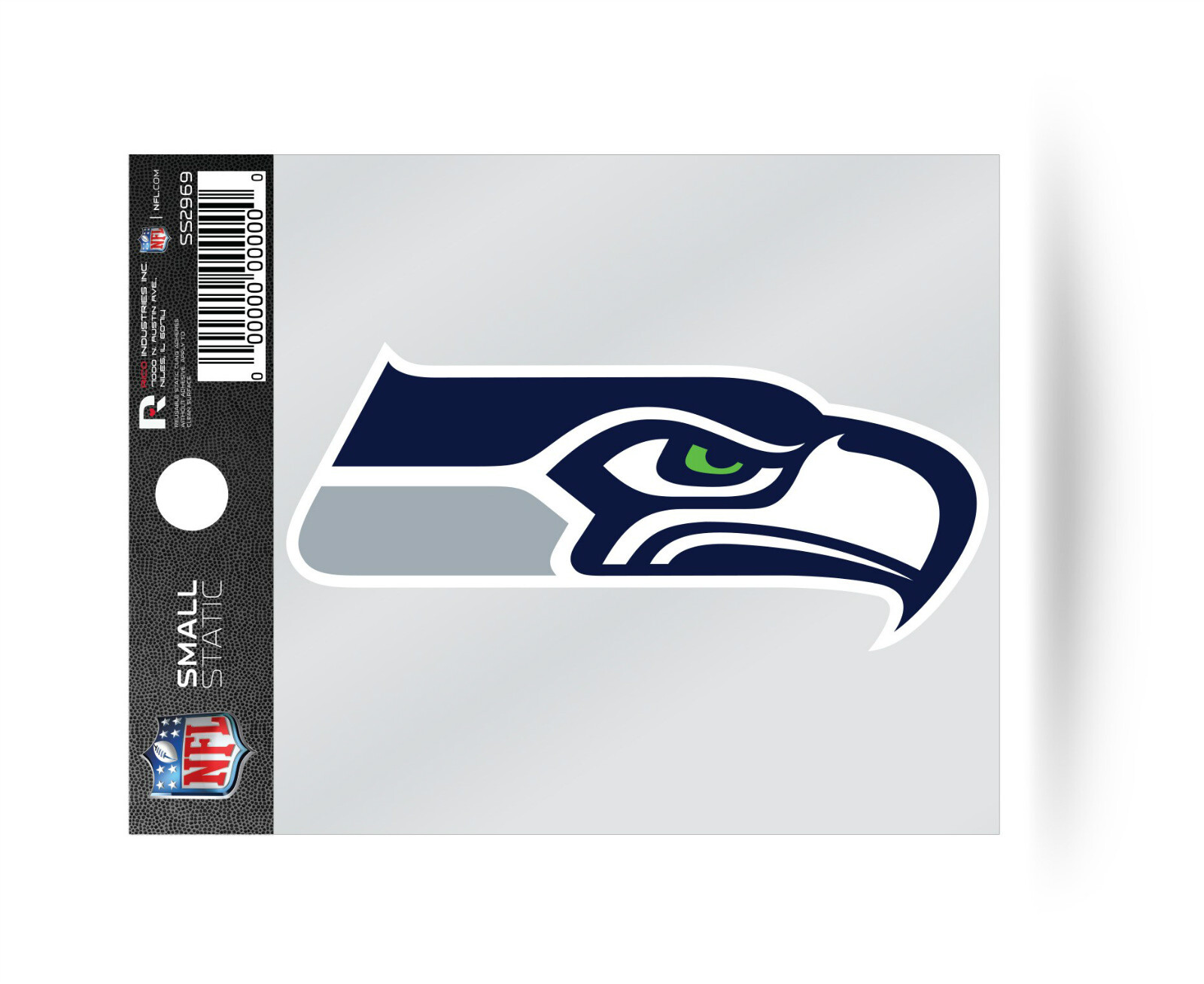 Seattle Seahawks Logo Static Cling Sticker NEW!! Window or Car! NFL | eBay