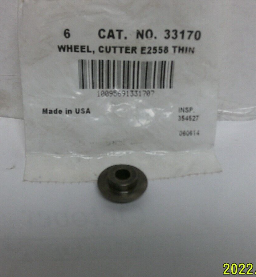 RIDGID 33170 E2558 THIN REPLACEMENT TUBING CUTTER WHEEL | eBay