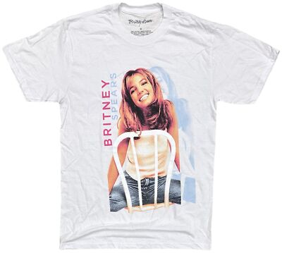 Britney Spears Men's Official Merch Vintage Faded Graphic Tee T-Shirt ...