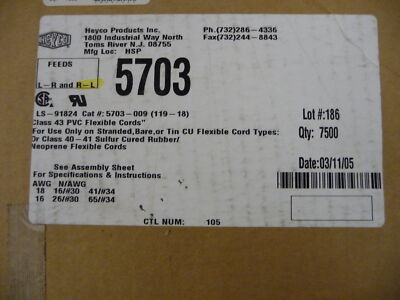 Heyco 5703 Qty of 1000 per Lot BLADE | eBay