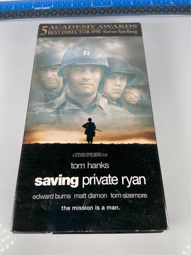 Saving Private Ryan (VHS, 1999, Paramount) Tom Hanks/Matt Damon/Tom Sizemore! 667068373530| eBay