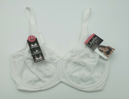 Lilyette By Bali Minimizer Bra 34DD Comfort Lace Full-Figure LY0428 ...