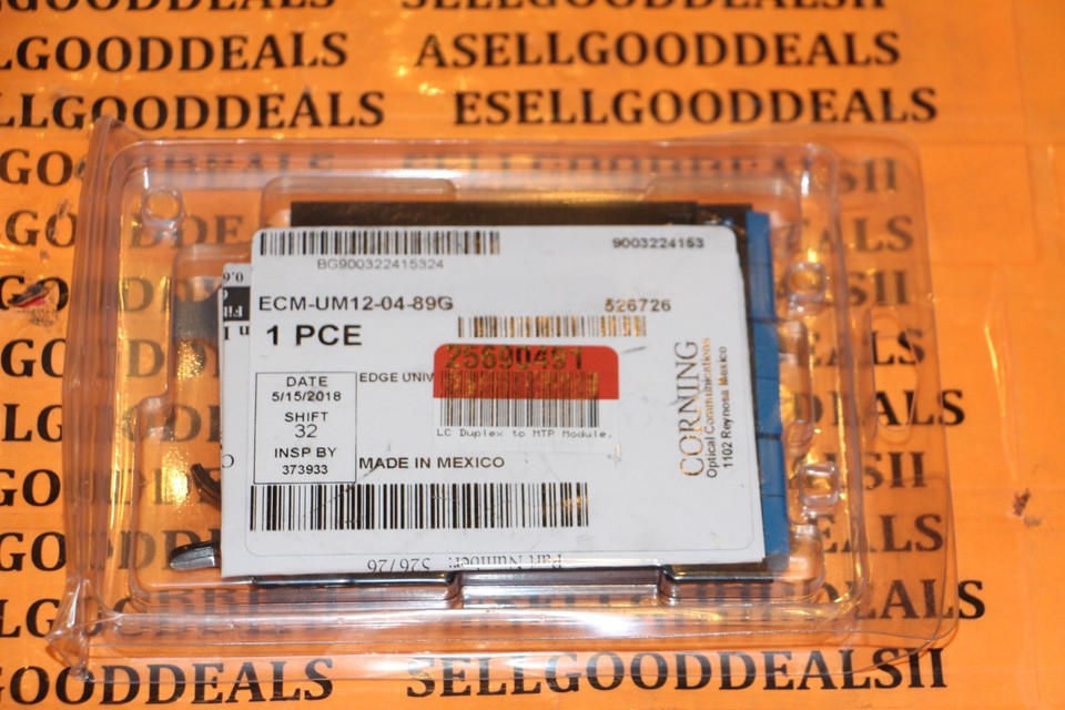 Corning ECM-UM12-04-89G LC Duplex to MTP Module, 12-Fiber 526726 New | eBay