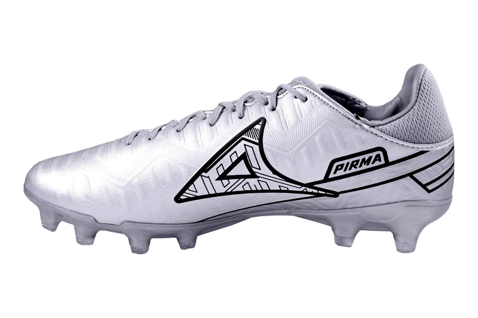 Pirma Men's Soccer Cleats Firm Ground Skin Gamer 3046 Color Silver ...