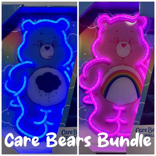 🔥Care Bears Bundle “Grumpy & Cheer Bear” LED Wall Art Lights🔥🐻 | eBay