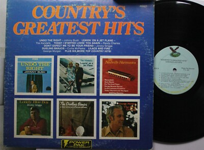 Country Lp Various Artists Countrys Greatest Hits On Gusto - Vg+ / Vg+ ...