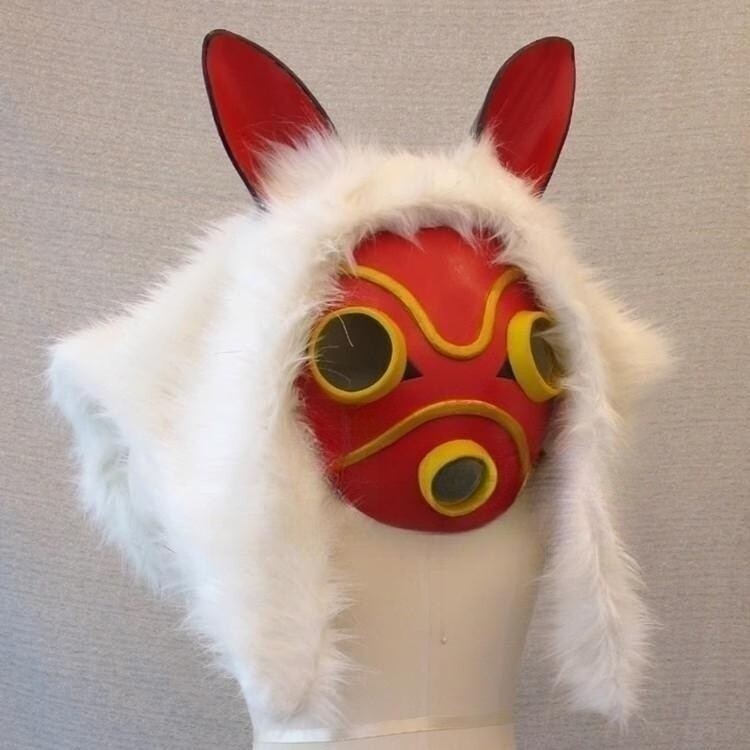 Masque De Cosplay De Princesse Mononoke San Cosplay From Princess