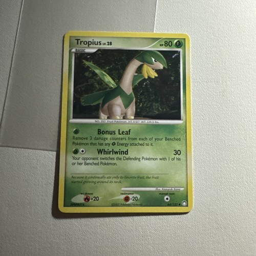 Pokemon Mysterious Treasures Tropius 64/123 LP NON HOLO | eBay