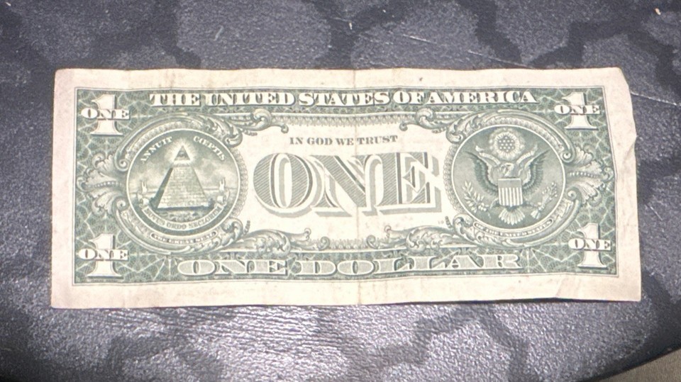 2017 Binary 4 Of A Kind 1s 3s Fancy Serial Number $1 Dollar Bill B ...