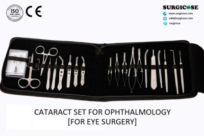 Professional Ophthalmic Cataract Eye Micro Instruments Set of 21 Pcs ...