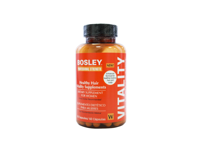 Bosley Professional Strength Healthy Hair Vitality Supplement for Women ...