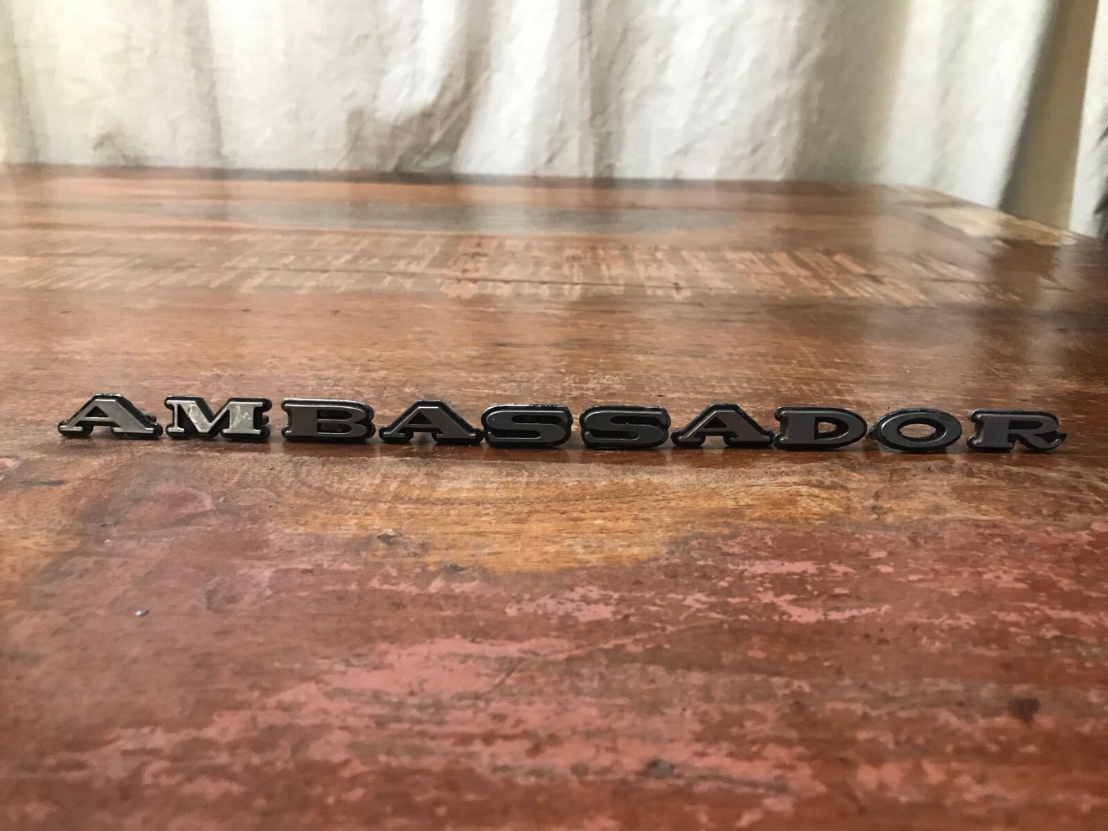 Vintage Rambler Ambassador Emblem Letters 1/2" | eBay