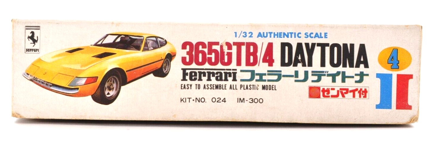 Vintage Ikko Mokkei Ferrari 365 GTB/4 Daytona 1/32 Scale Wind-Up Model ...