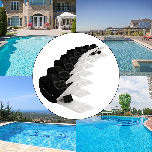 8x Pool Cover Straps for Most of Cover Rollers Outdoor above Ground ...