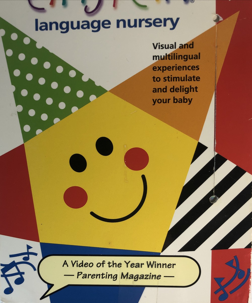 Baby Einstein Language Nursery 2000 Vhs BABY EINSTEIN & BACH Language