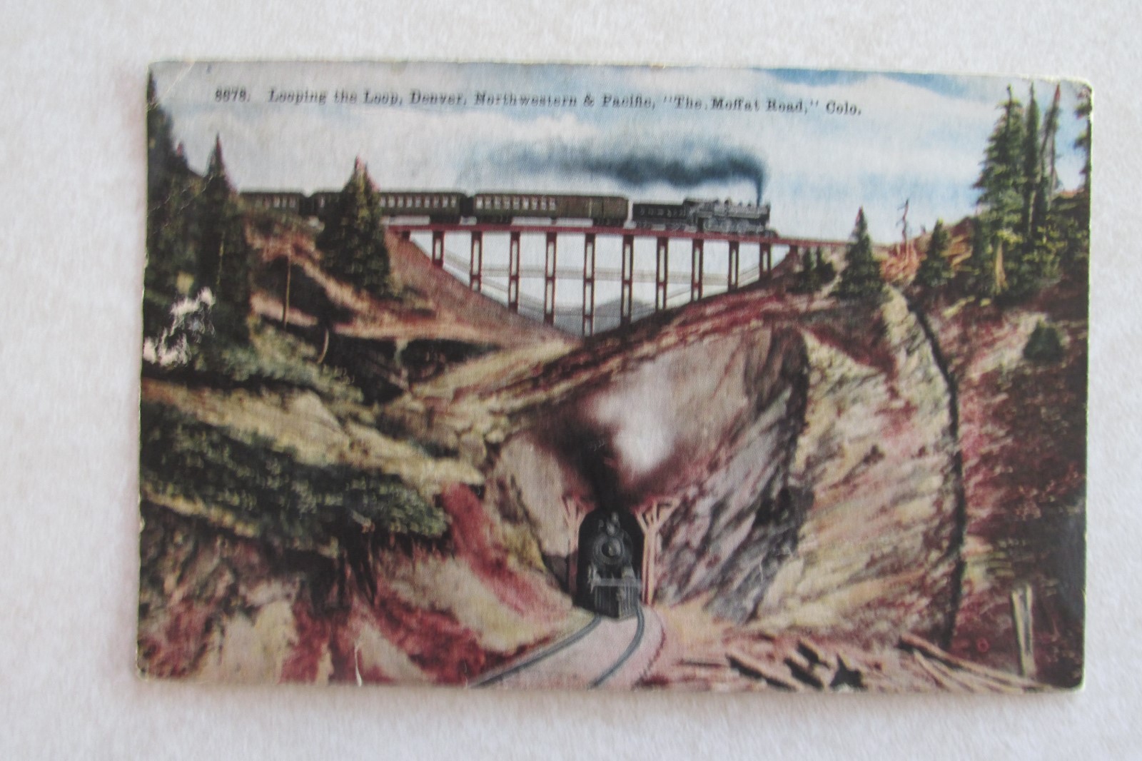 b462 postcard Moffat road Loop Denver Northwestern & Pacific Colorado ...