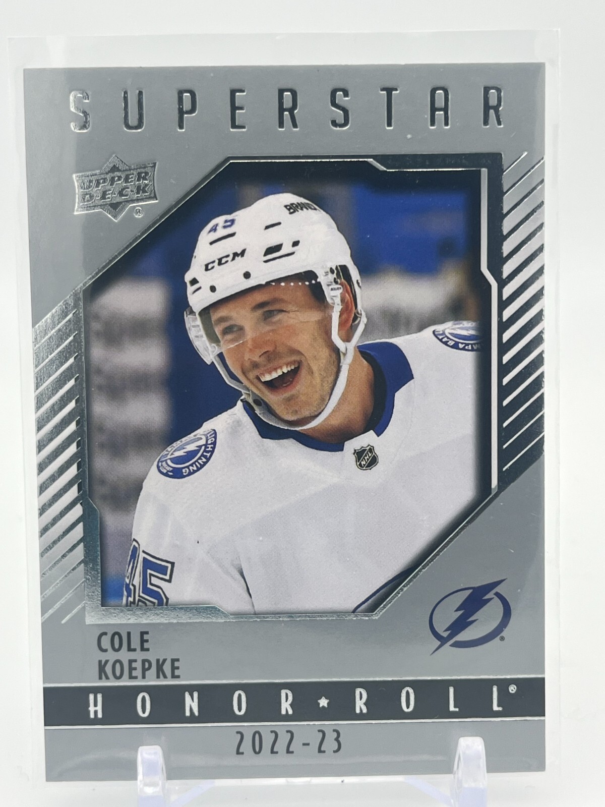2022-23 UD Honor Roll #HR85 Cole Koepke - Tampa Bay Lightning | eBay