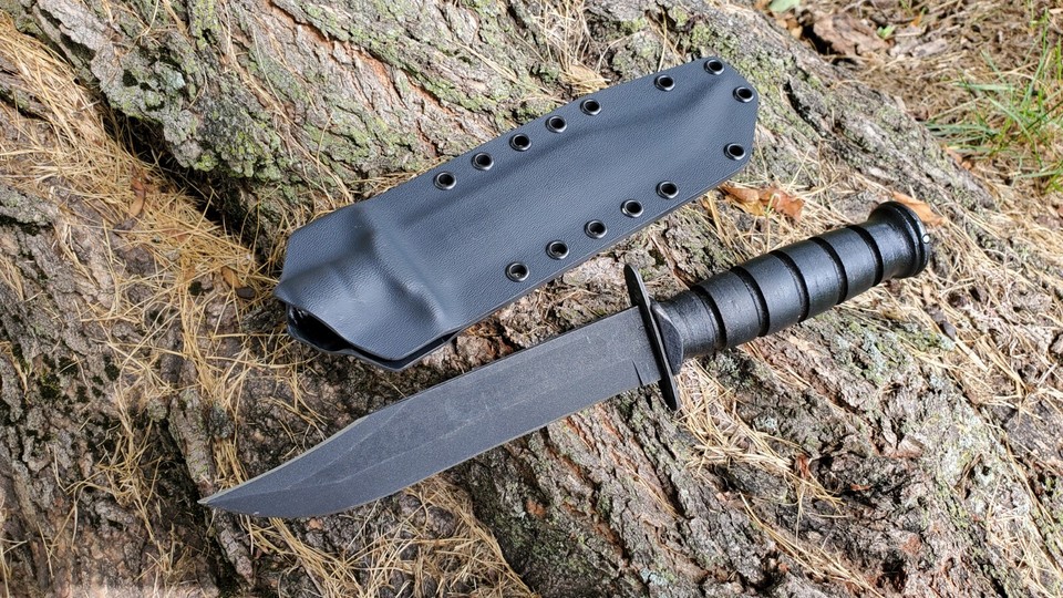 ONTARIO 8180 498 MARINE CUSTOM KYDEX PANCAKE SHEATH(BK) | eBay