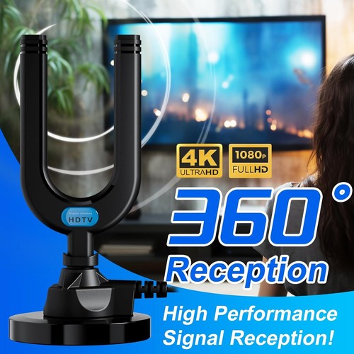 Digital TV Antenna Range Signal Booster Amplifier HDTV Indoor HD 1080P ...