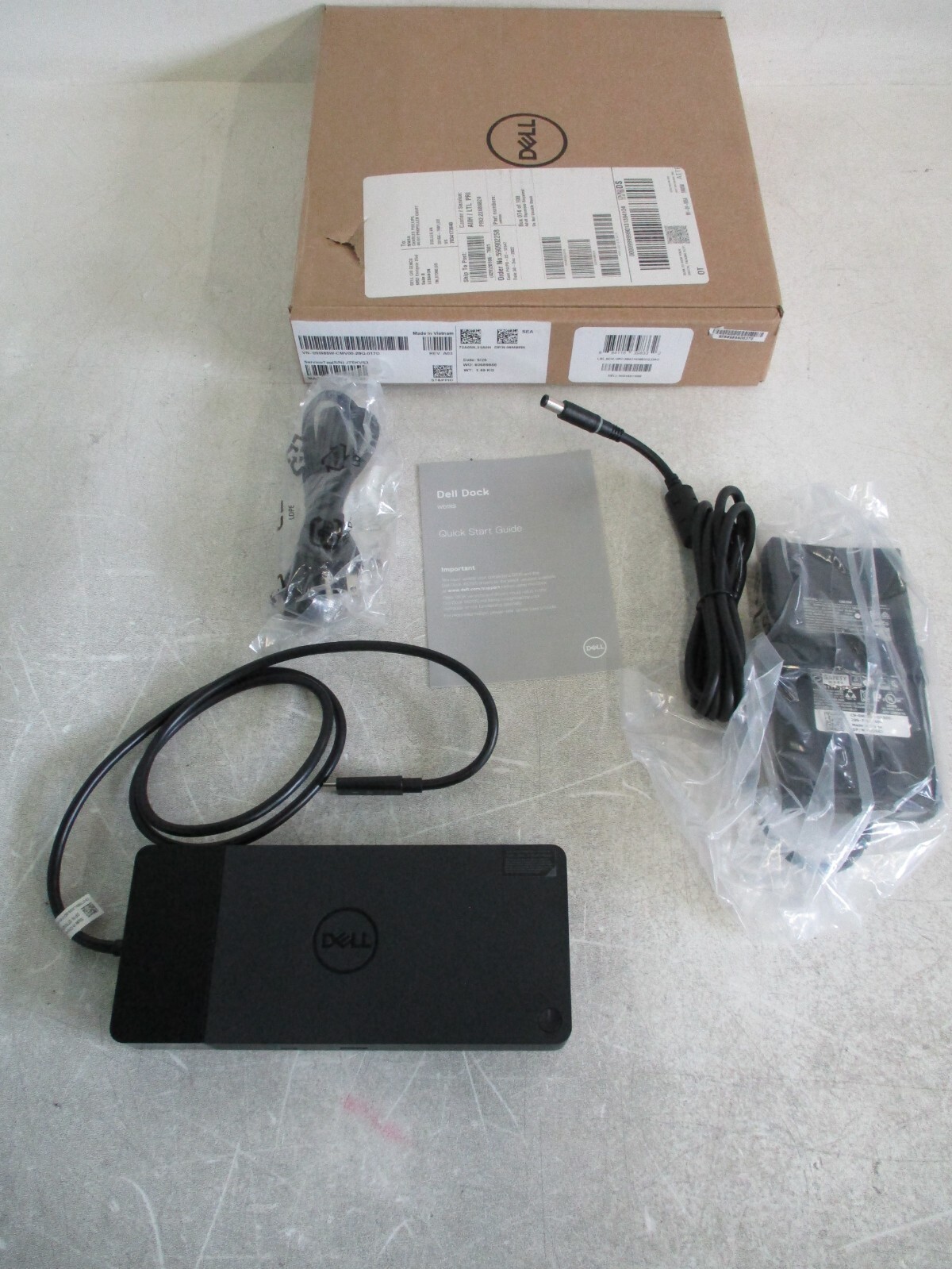 Dell K20A USB-C Docking Station WD19S with Power Adapter New Open Box ...
