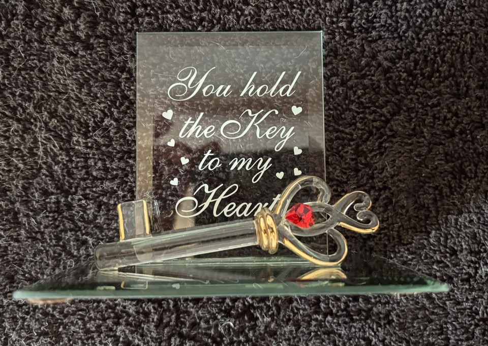 Mirrored Glass Key By Glass Baron You Hold The Key To My Heart Item EM3 ...