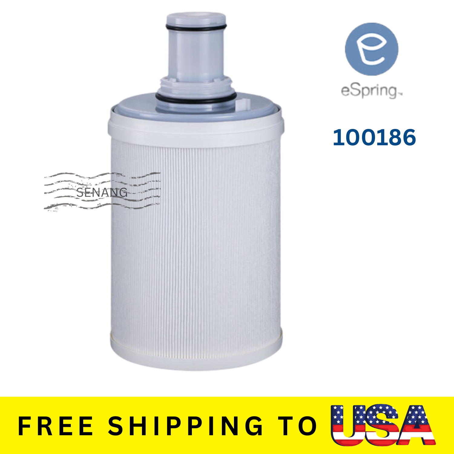 eSpring Replacement Filter Cartridge 100186 Water Purifier UV Tech FAST ...
