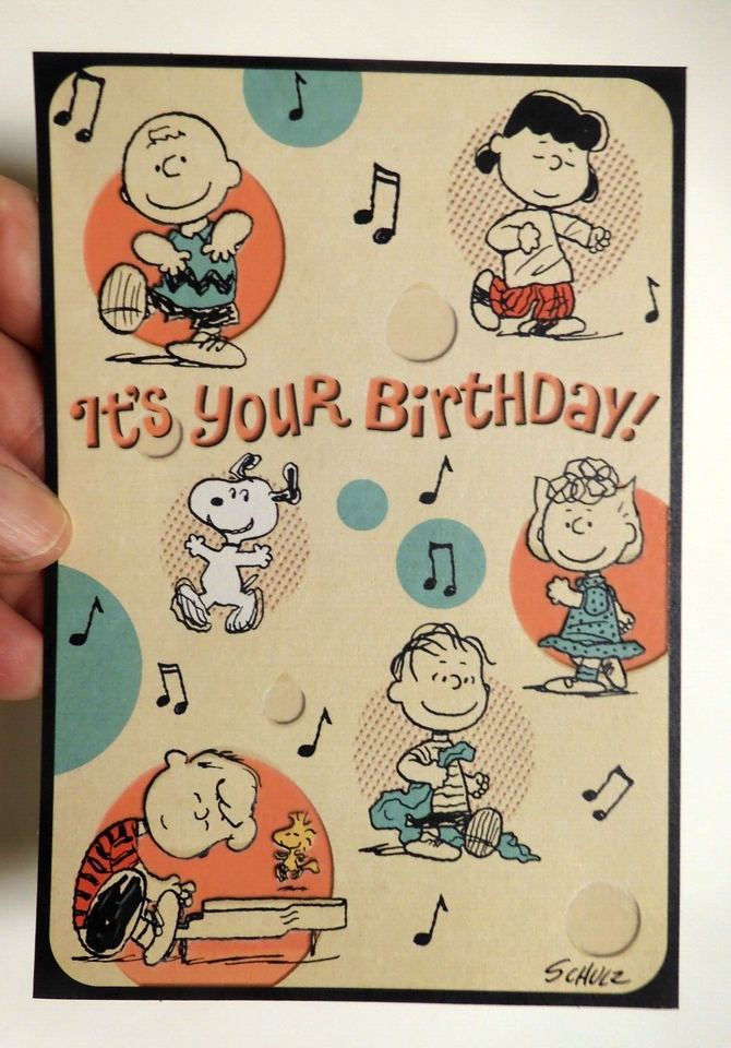 3 Cards DaySpring Happy Birthday Peanuts Gang & Snoopy It's your ...