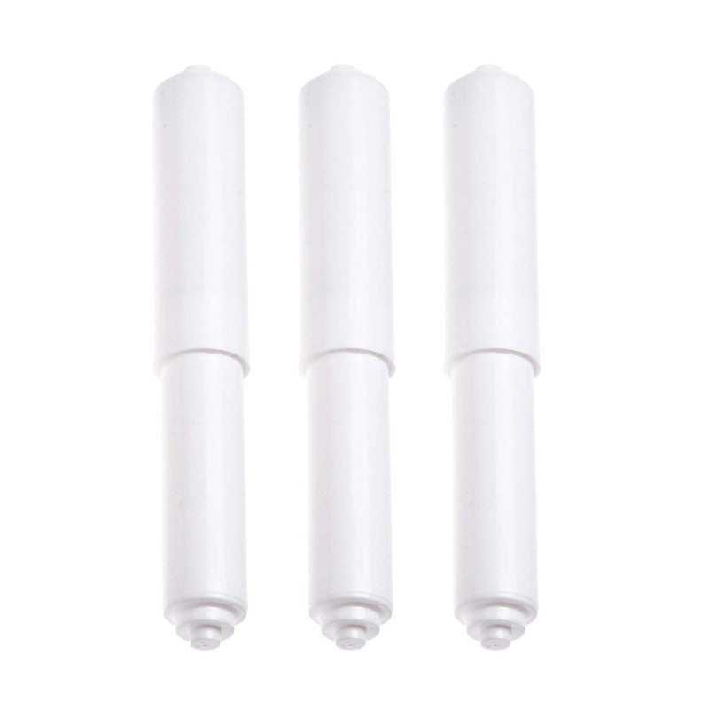 Universal Plastic Spring Loaded Toilet Paper Roll Holder Replacement ...