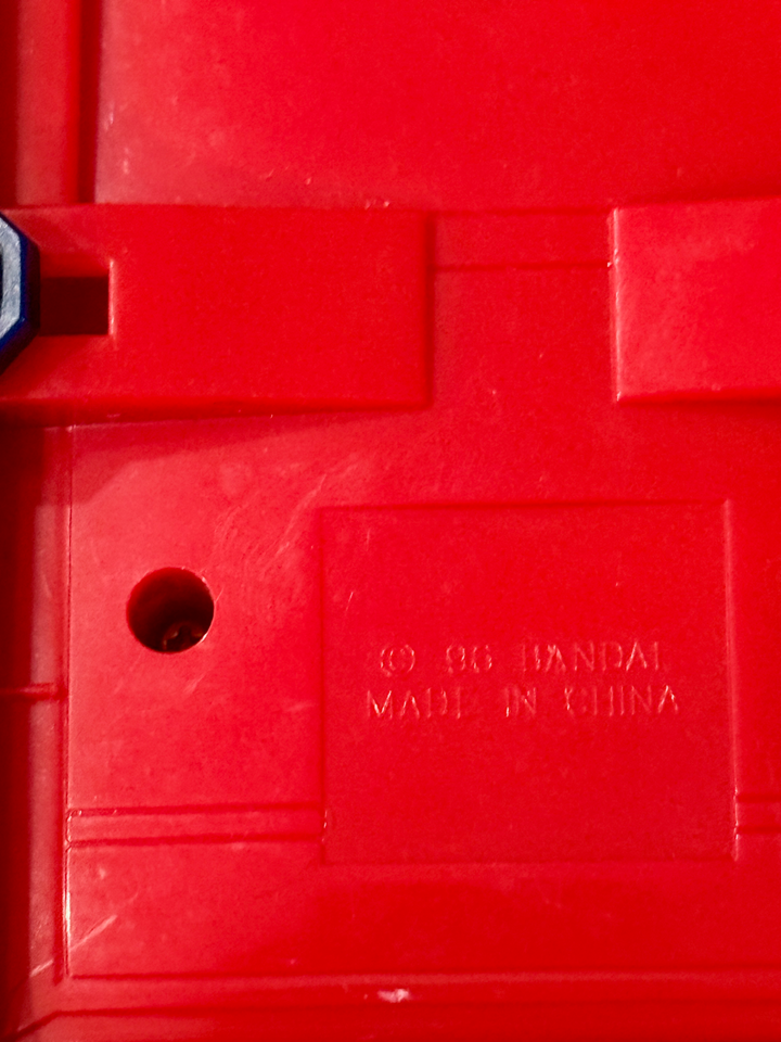 1996 Bandai Power Rangers Zeo Deluxe Warrior Wheel Zord Robot Figure ...