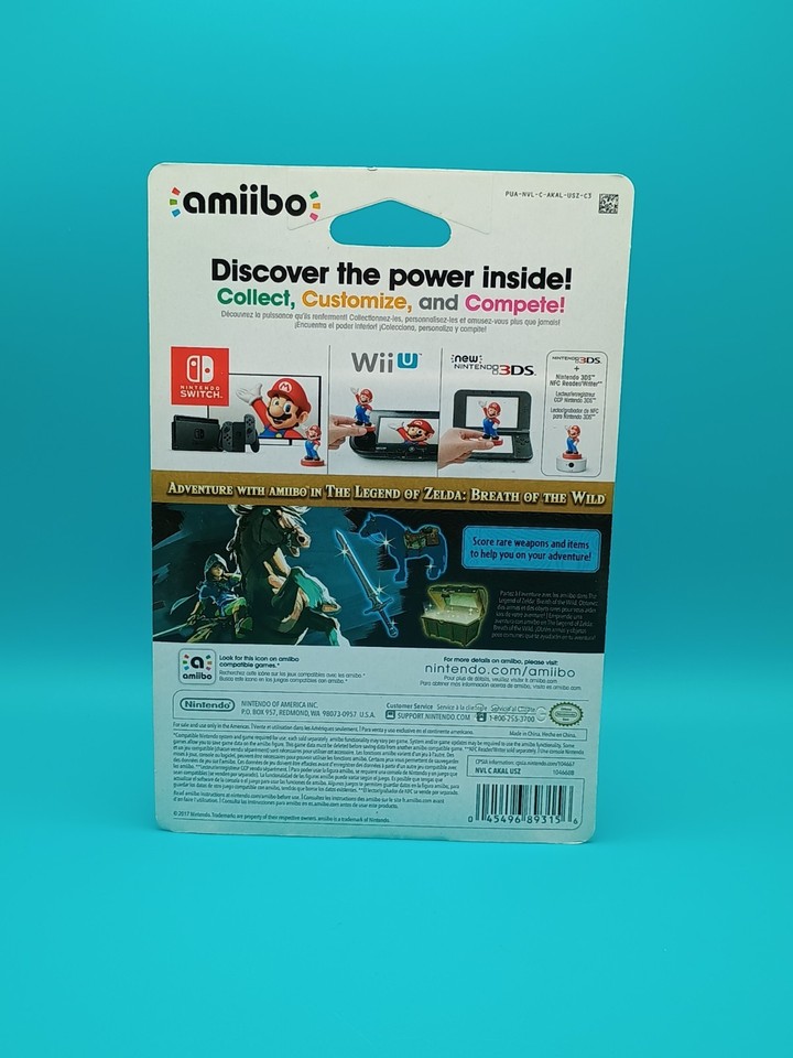 Lot of 5 NIB Amiibo Link MM, Toon Link, Zelda BOTW, Zelda & Loftwing ...