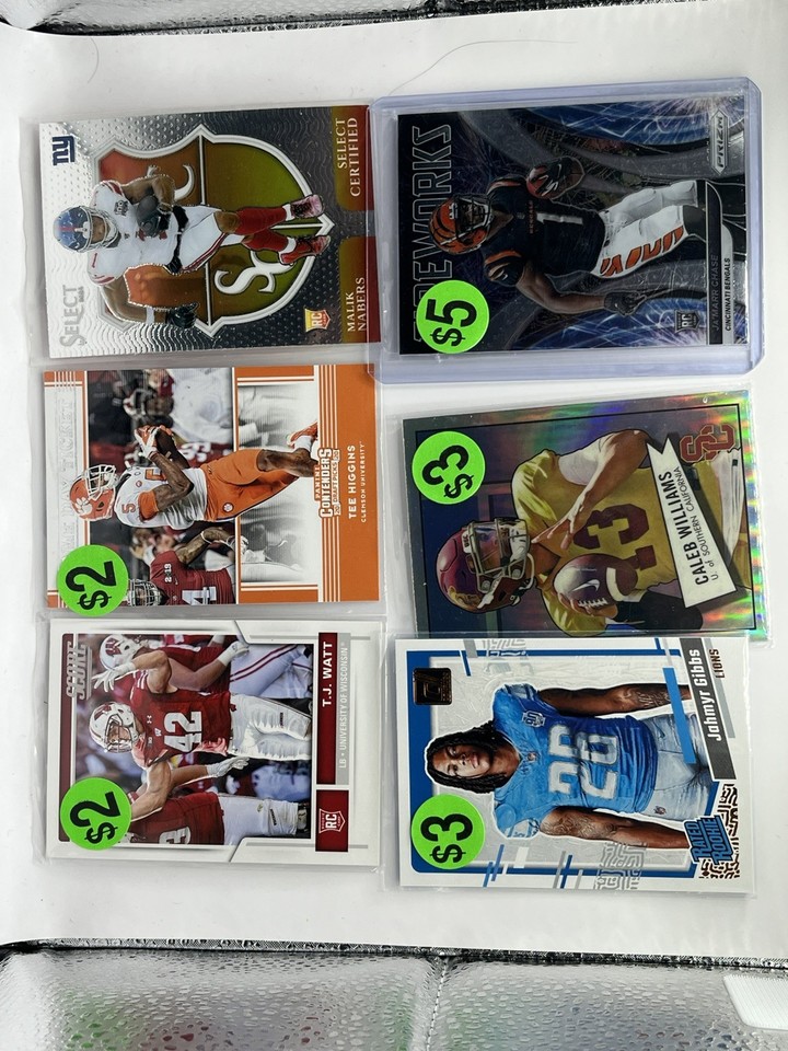 Huge 500 Sports Card Collection Lot Football. 20# cards/autos/mem cards ...