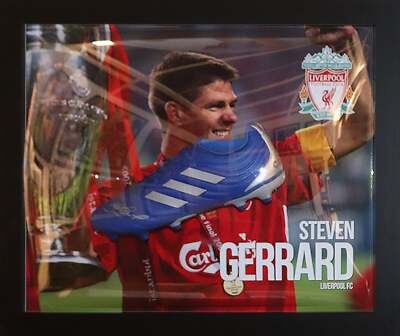 Gerrard Signed Liverpool Boot Framed Display | eBay UK
