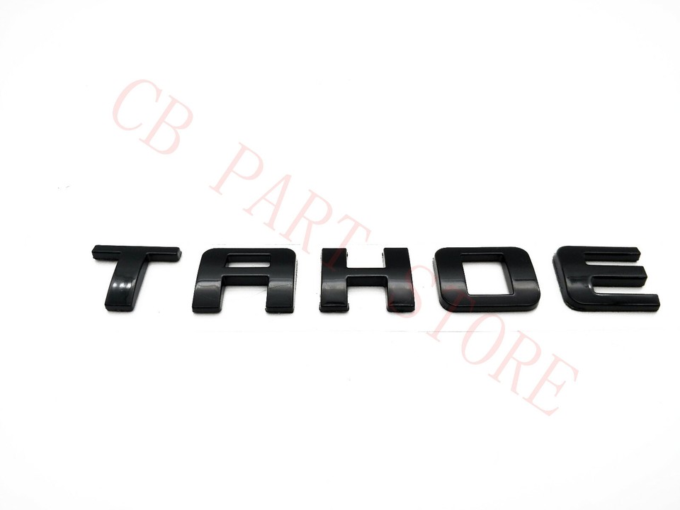 5x Gloss Black 2007-18 TAHOE LTZ Nameplate EMBLEM Letter Badge kit ...