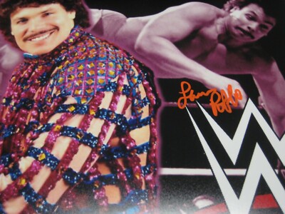 WWF LEGEND LEAPING LANNY POFFO (MACHO MANS BROTHER) AUTOGRAPH 8X10 ...