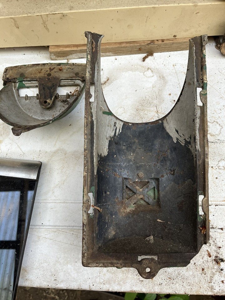 Vintage Mailbox Post Box Cast Iron Wall Mounted Flap Lockable | eBay