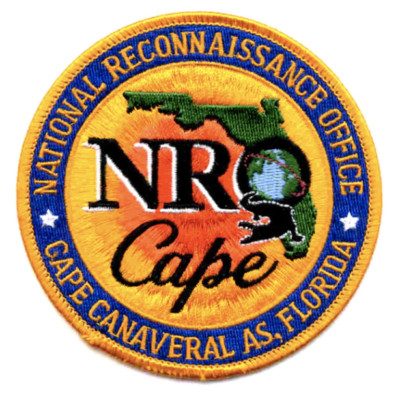4" SP-275 NASA NATIONAL RECONNAISSANCE OFFICE FLORIDA CAPE EMBROIDERED ...