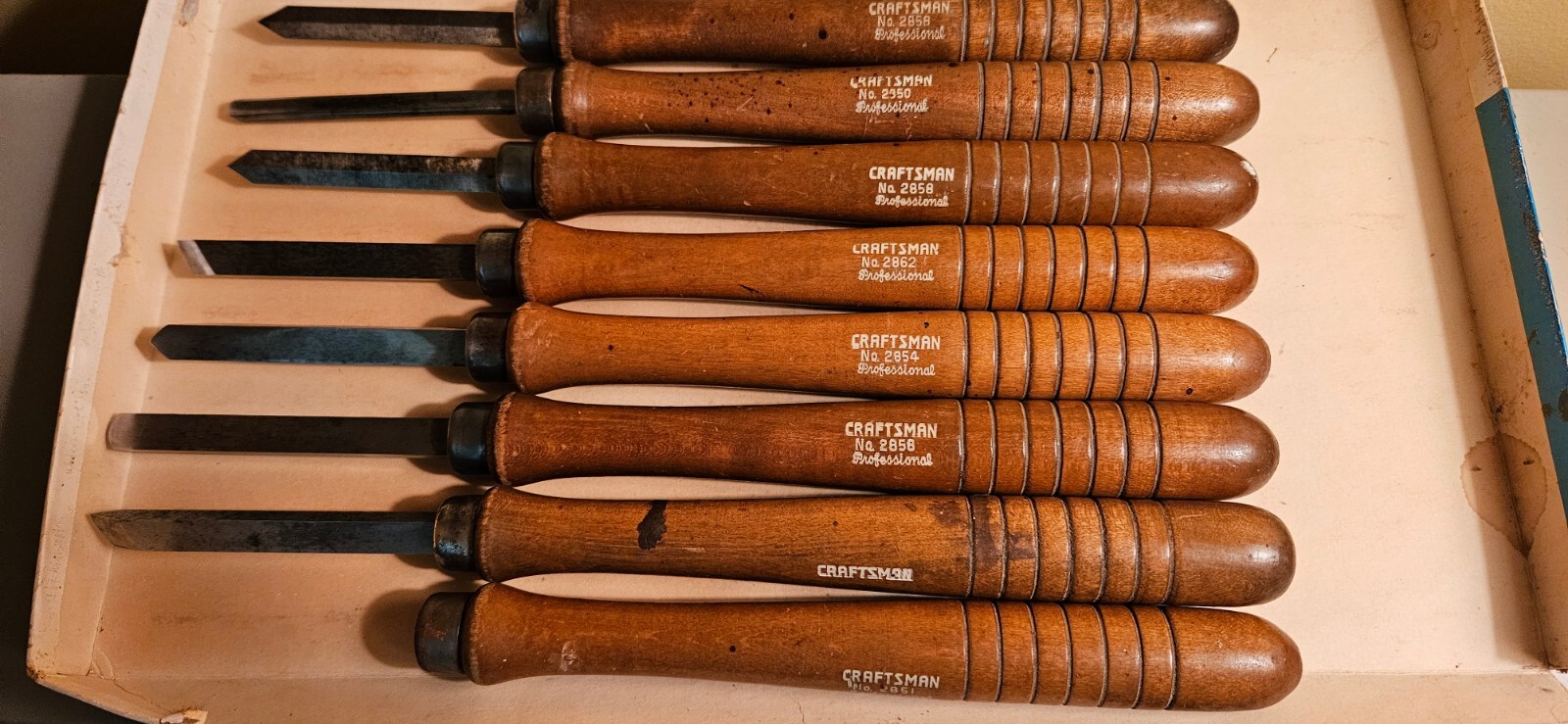 Vintage Tools - Craftsman Wood Turning Lathe Chisel Set Good Condition ...