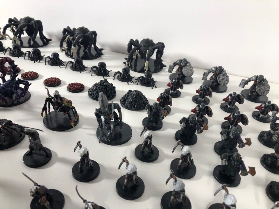 Large D&D Miniatures Lot for your Dungeons and Dragons UNDERDARK ...