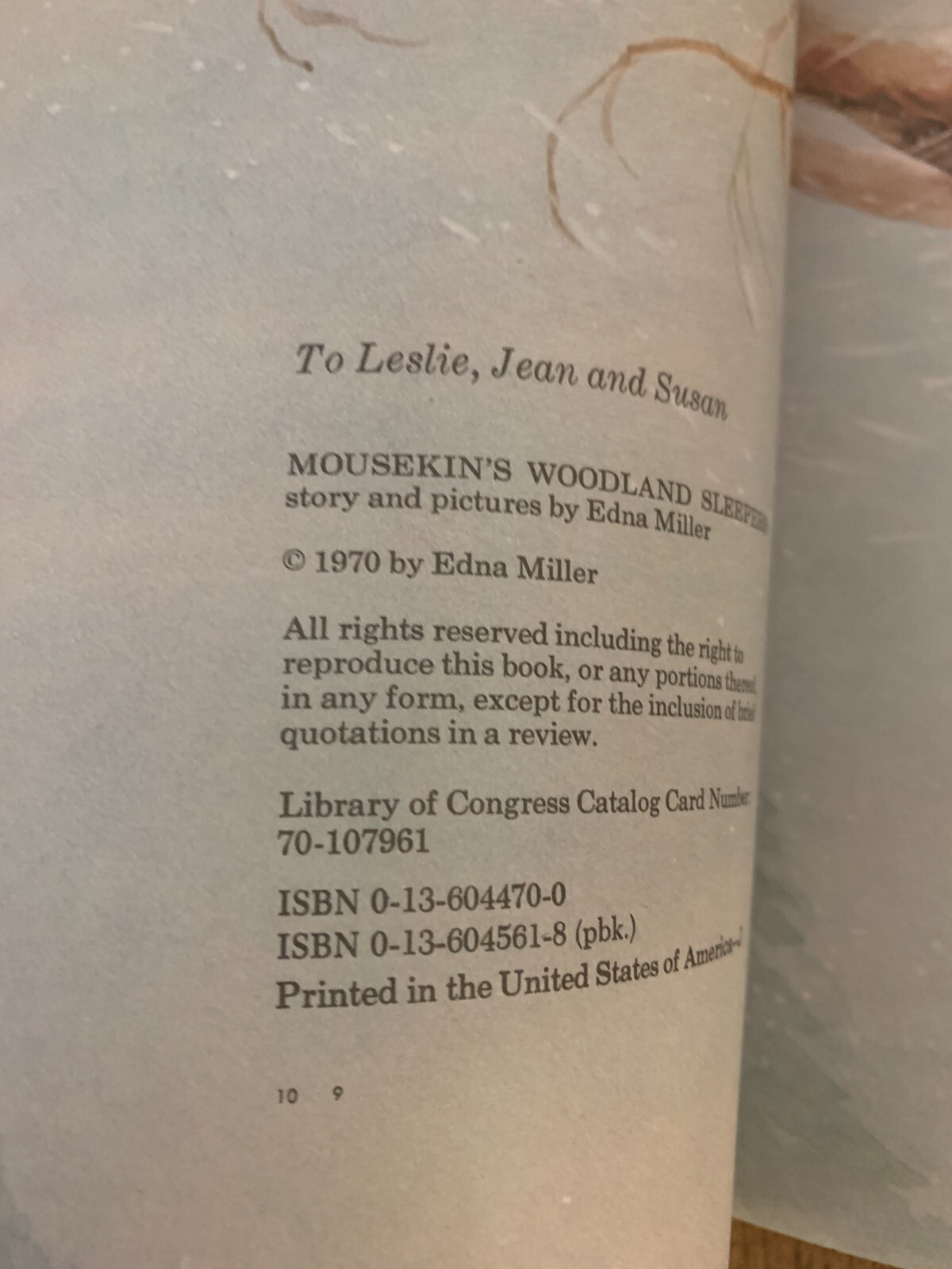 Mousekin's Woodland Sleepers by Edna Miller (1977, Hardcover) for sale ...