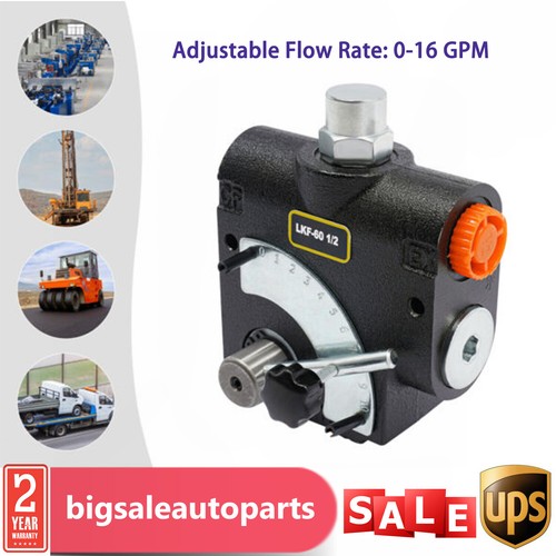 Hydraulic Adjustable Variable Flow Control Valve Directional Control ...